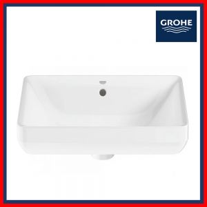 Grohe 100983SH00 Euro Ceramic Vessel Square Countertop Washbasin